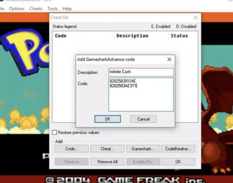 Pokémon Fire Red Cheats List - Extended Cheats Full Guide 2026 ...
